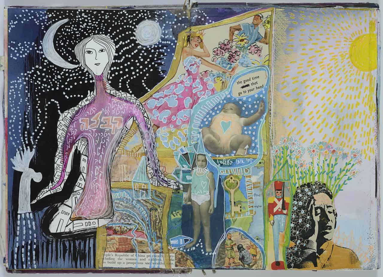Art journaling for beginners - learn how to do it | Rakefet Hadar